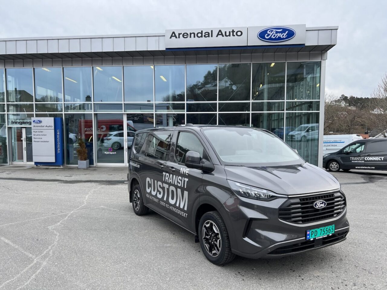 Vi har testet Ford Transit Custom med AWD og automat | Bilbransjen.no